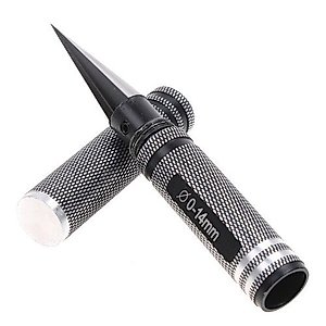 ShareGoo 0-14mm Aluminum Alloy Expanding Hole Puncher Opener Reamer Tools with Protective Sleeve for RC Car Truck Body Shell Connector,Black