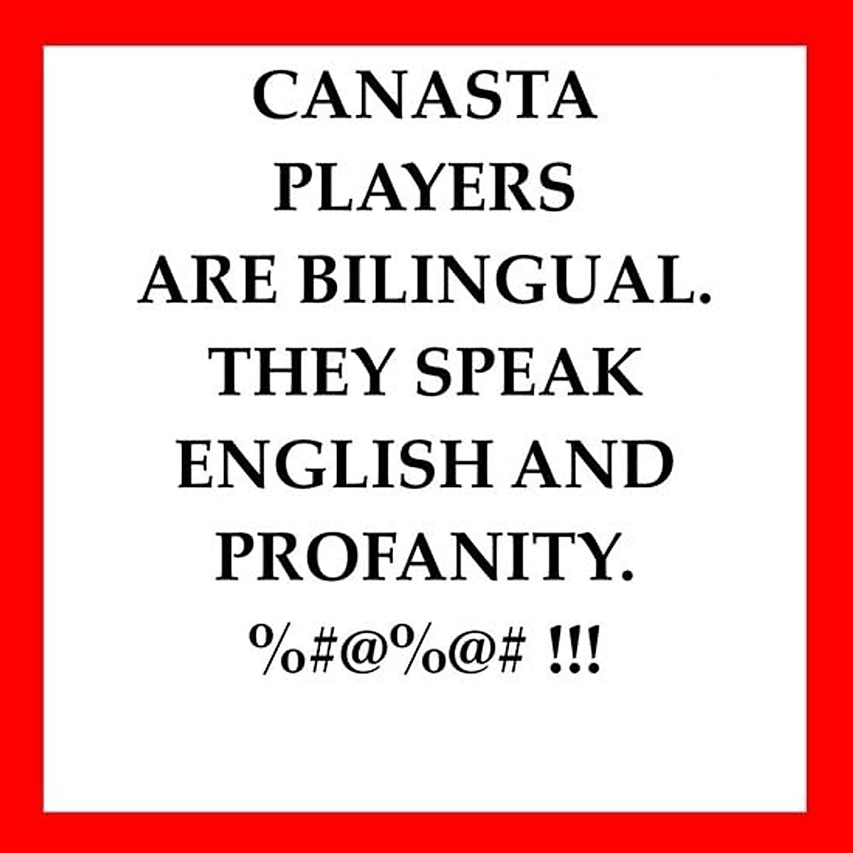 CafePress Canasta Joke Mugs Ceramic Coffee Mug, Tea Cup 11 oz