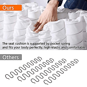 Yaheetech Fabric Recliner Sofa Reclining Upholstered Sofa with Pocket Spring Living Room Bedroom Home Theater Light Grey