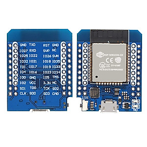 D-FLIFE ESP32 D1 Mini NodeMCU ESP-WROOM-32 WLAN WiFi Bluetooth IoT Development Board 5V Compatible with Arduino (3pcs)