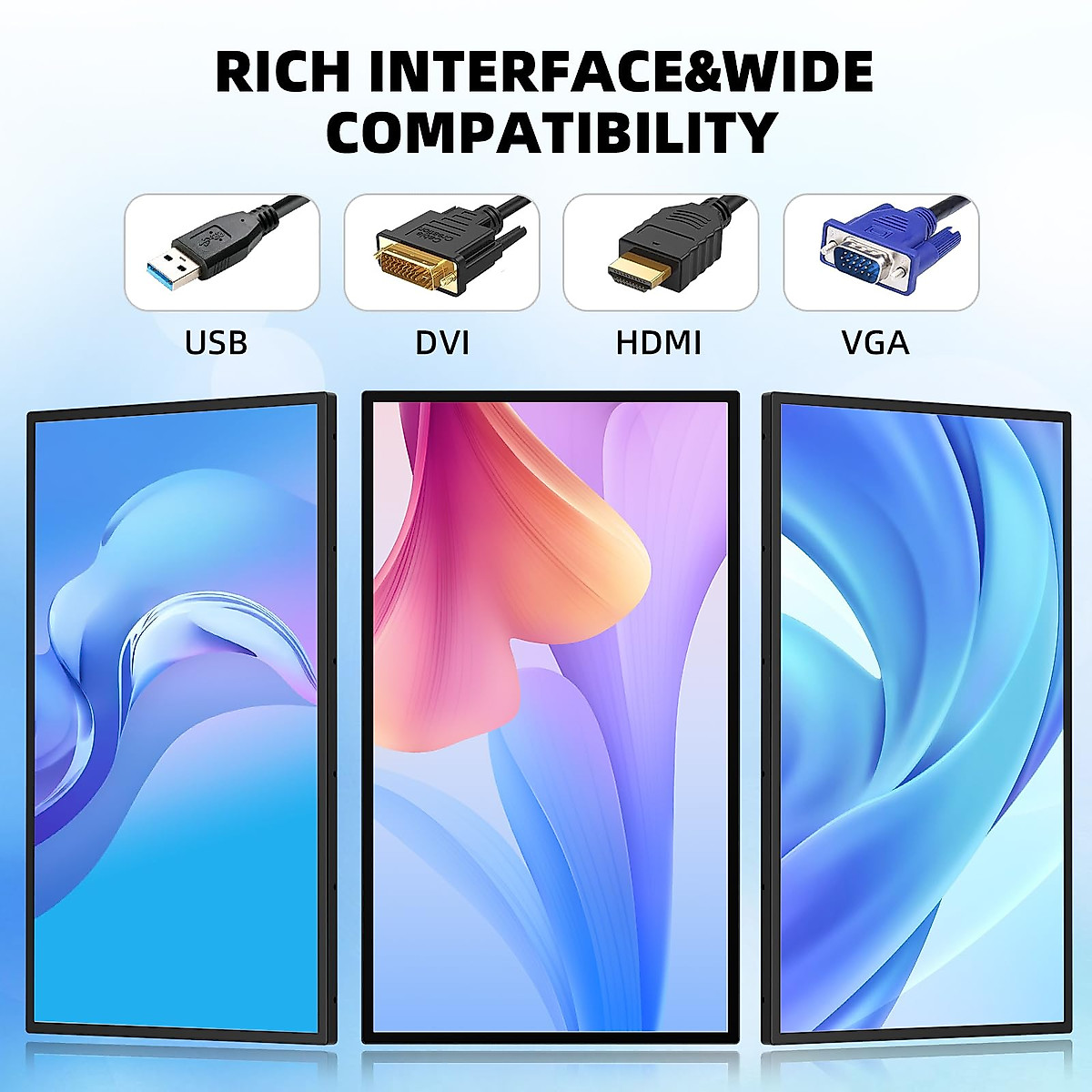 YIXZSWD 32 Inch Touch Screen Digital Signage, Smart Digital Calendar Digital Signage Display for Advertising,Plug&Play,Intelligent Split Screen,Built-in Speakers,Support HD-MI Input,Android System