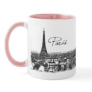 CafePress Paris Mug (Tour Eiffel) Ceramic Coffee Mug, Tea Cup 11 oz