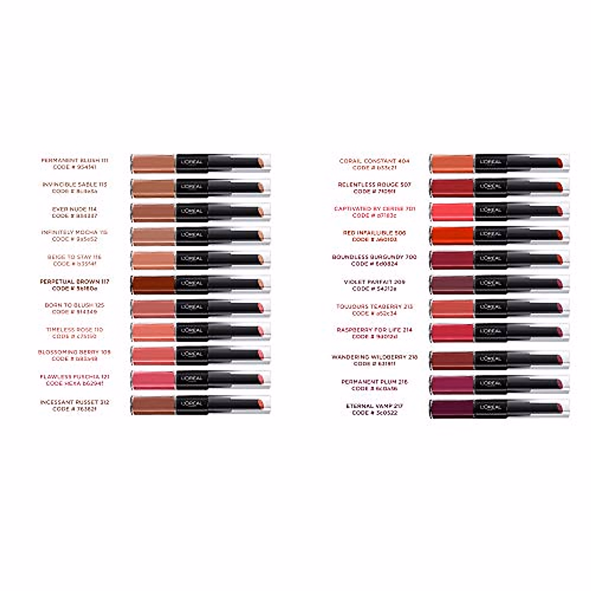 L’Oréal Paris Infallible Pro-Last Lip Color, Cherry Noir [217] 0.17 oz