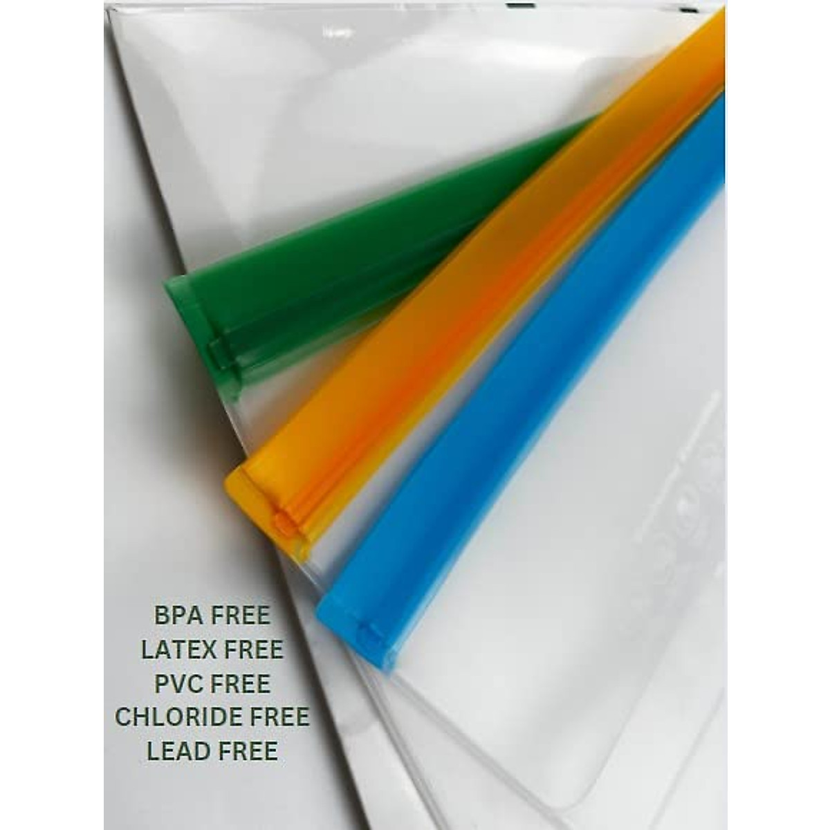 EcoHome Essentials Reusable Food Storage Flat Bags - 10 Pack, BPA Free, Leakproof, Freezer Safe, FDA Food Grade, 2 Gallon+4 Sandwich+4 snack