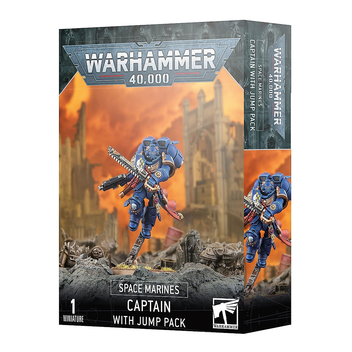 Games Workshop - Warhammer 40,000 - Space Marines: Captain with Jump Pack (2023 Edition)