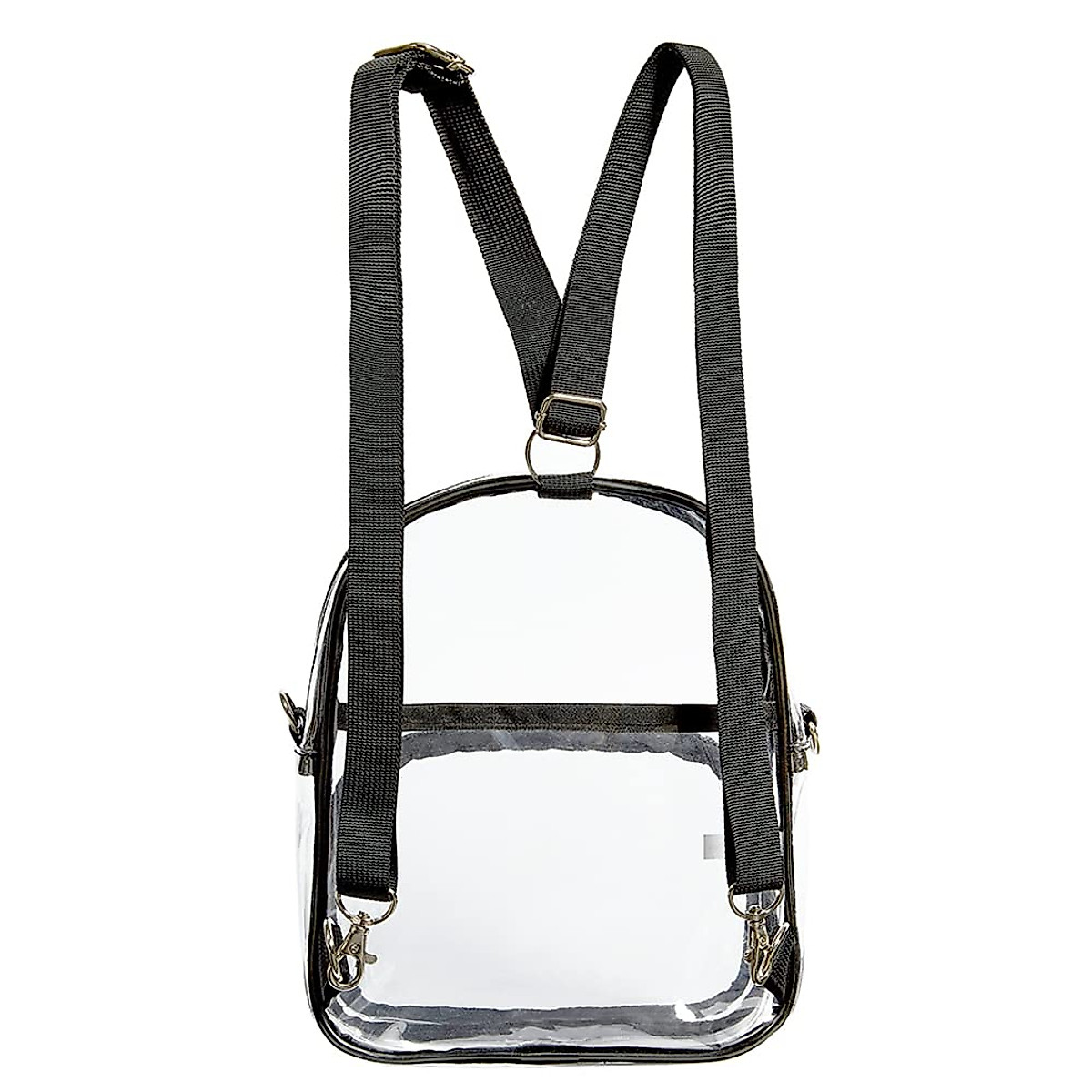 COVAX Clear Mini Backpack, Stadium Approved Clear Crossbody Shoulder Bag, Fashion Women Transparent Backpack for Work, Security Travel, Concert & Sport Event