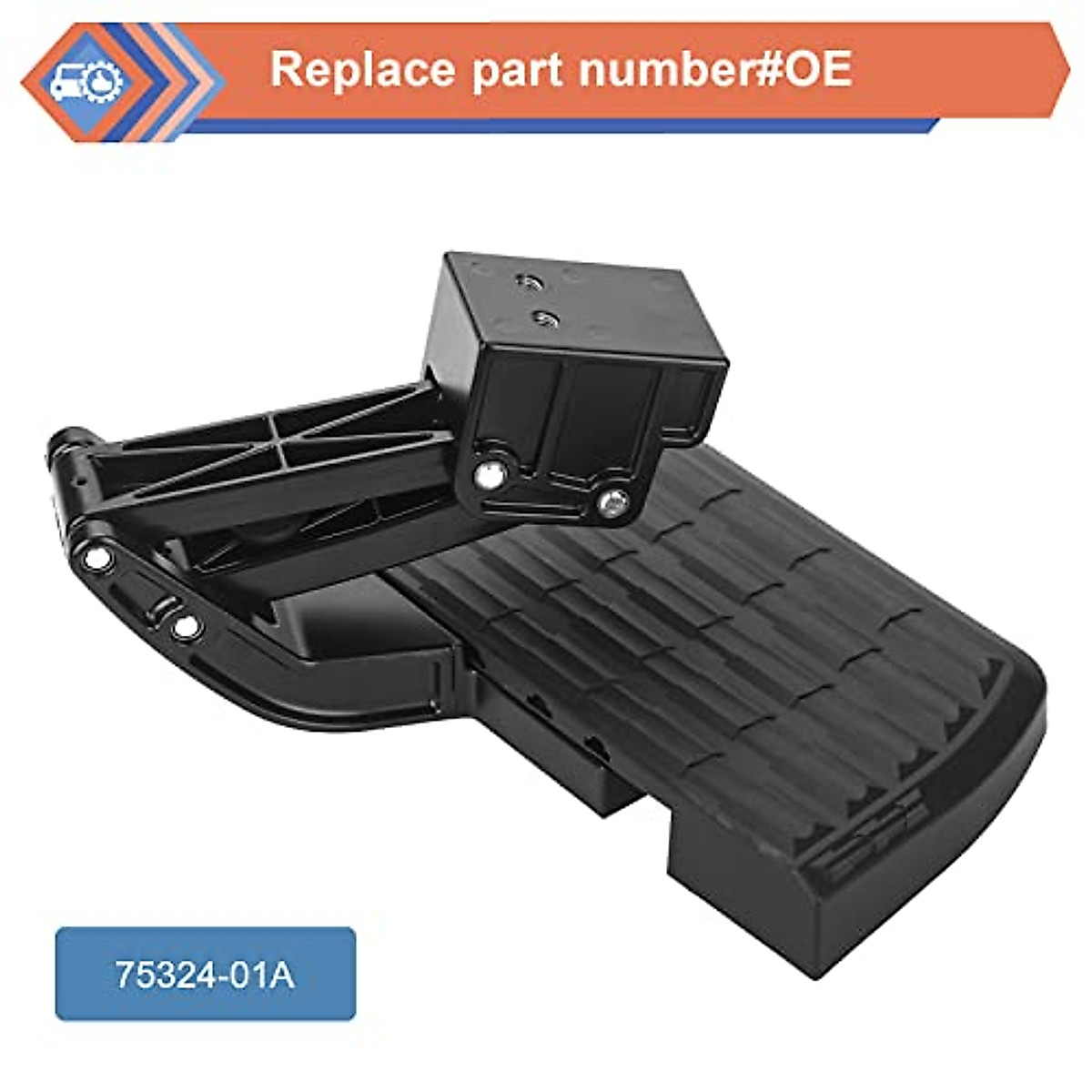 ZONFANT Rear Bed Step, Retractable Bumper Side Truck Tailgate Step Compatible with 2019-2022 Ram 2500 3500