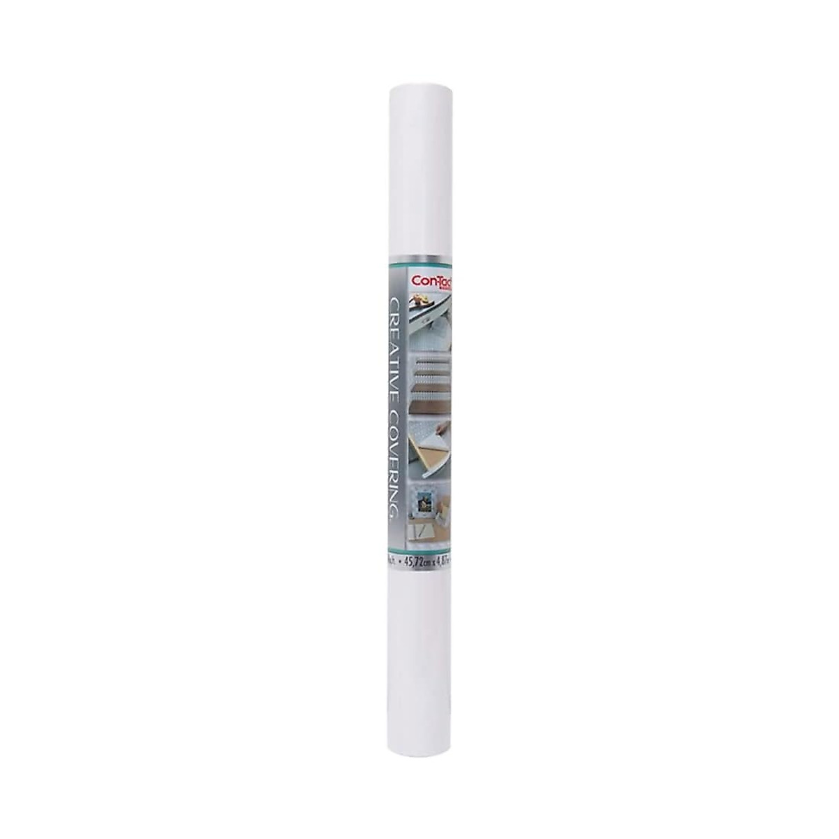Con-Tact Brand Creative Covering Shelf Liner, 18" x 16', White