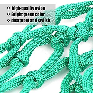 Shanrya Billiards Mesh Pockets, Pool Table Pockets, Nylon 6pcs Billiard Net Pockets for Beginner Billiard Lovers