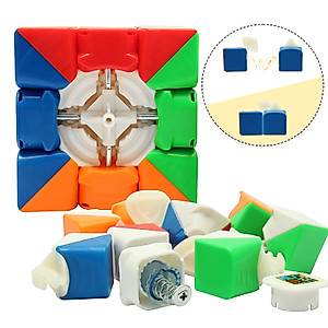 ZCUBE Moyu RS3M 3x3 Magnetic Speed Cube Stickerless Magic Cube M Puzzle Cube Fast Smooth Turning 3x3x3 Cube