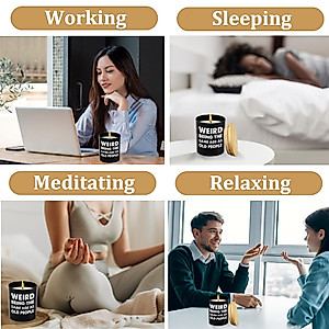 Birthday Gifts for Older Men Women Over 50 60 70 - Its Weird Being The Same Age As Old People, Over The Hill Gag Gifts for Old Man Husband Grandpa Dad, Natural Lavender Scented Funny Birthday Candles