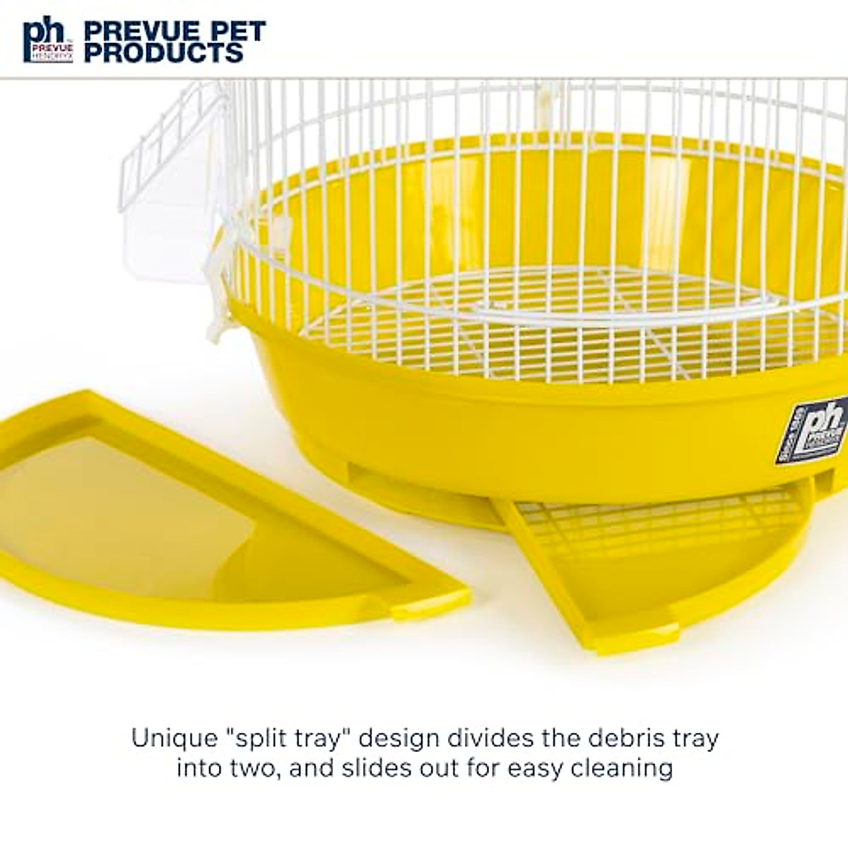 Prevue Hendryx SP31999Y Classic Round Bird Cage, Yellow