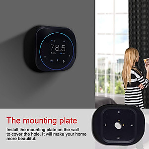 SASWELL Alpha Smart Thermostat with Voice Control, Connected Control Smart Phone Wi-Fi Thermostat, Touchscreen Color Display, DIY, Built-in Alexa. T18UTW-7-WIFI.
