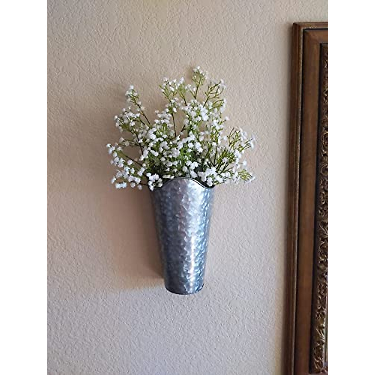 DEEMEI Artificial Baby Breath Gypsophila Flowers Bouquets 15 pcs Real Touch Flowers for Wedding Party DIY Wreath Floral Arrangement Home Decoration (White)