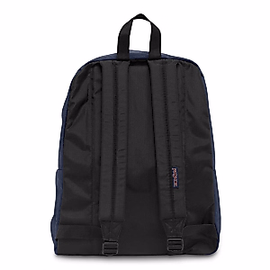 JanSport SuperBreak One Backpack Navy - Durable, Lightweight Bookbag with 1 Main Compartment, Front Utility Pocket with Built-in Organizer - Premium Backpack