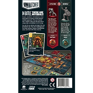 Restoration Games Unmatched Little Red Riding Hood Vs. Beowulf, Black