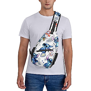 Sling Bag for Women Men Fanny Pack for Teenager Cute Crossbody Bag Mini Purse Backpack For Travel Hiking