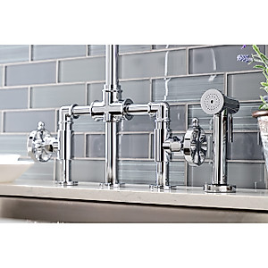 Kingston Brass KS2331RX Belknap Bridge Kitchen Faucet, Polished Chrome