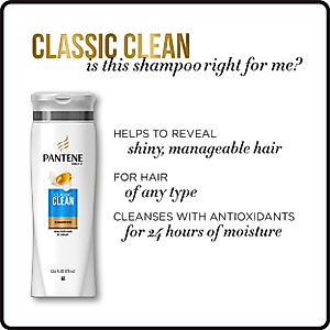 Pantene Pro-v Classic Clean Shampoo, 20.1 Fl Oz, 1.58 Pound