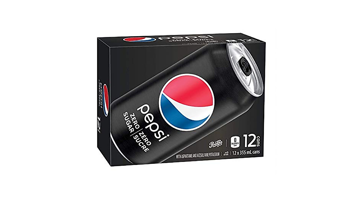 Pepsi Zero Sugar Cans 12pk - Zero Calories & Max Pepsi Taste