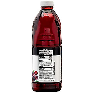 Amazon Brand - Happy Belly Grape Cranberry Juice Cocktail, 64 Fl Oz Bottle