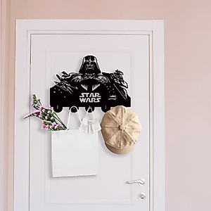 Movie Theme Key Hooks-Wall Hooks Heavy Duty 20LB(Max),Movie Wall Décor,Wood Coat Hooks, Key Holder,Key Hanger for Wall、Entryway and Kitchen