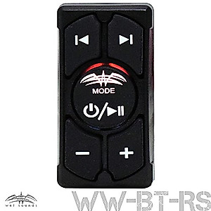 Wet Sounds Stealth-6-Core Soundbar, MB Quart NA2-320.4 Micro Amplifier & WW-BTRS Bluetooth Rocker Switch Controller