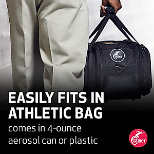 Cramer Firm Grip, Anti-Slip Grip Enhancer for Sweaty Hands & Activities Like Football, Tennis, Golf, Weightlifting, Pole Fitness & Gymnastics, Spray or Powder, 4 Ounce