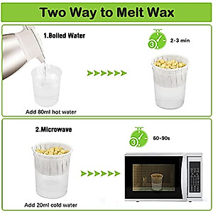 Nose Wax Kit ,Nose Hair Removal Kit with Wax beads 20 Safe Tip Applicator,10 Containers and 10 Moustache Stencils , Nose Waxing Kit for Men and Women Easy, Quick and Painless Nose Hair Wax