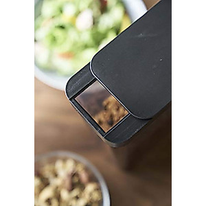 Yamazaki Home Tower Airtight Dry Food Storage Container With Sliding Lid | Kitchen & Pantry Organization | Cereal, Grains, Pasta, And Flour - Abs Plastic - 9.5 Cups, 2.3 Liters