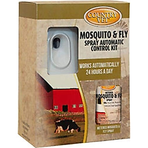 Amrep 009-321962CV Kit 074026 2 Piece Country Vet Equine Mosquito/Flying Insect Control, White