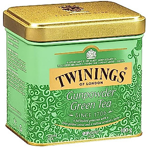 Twinings of London Loose Gunpowder Green Tea, 3.53 Ounce Tin