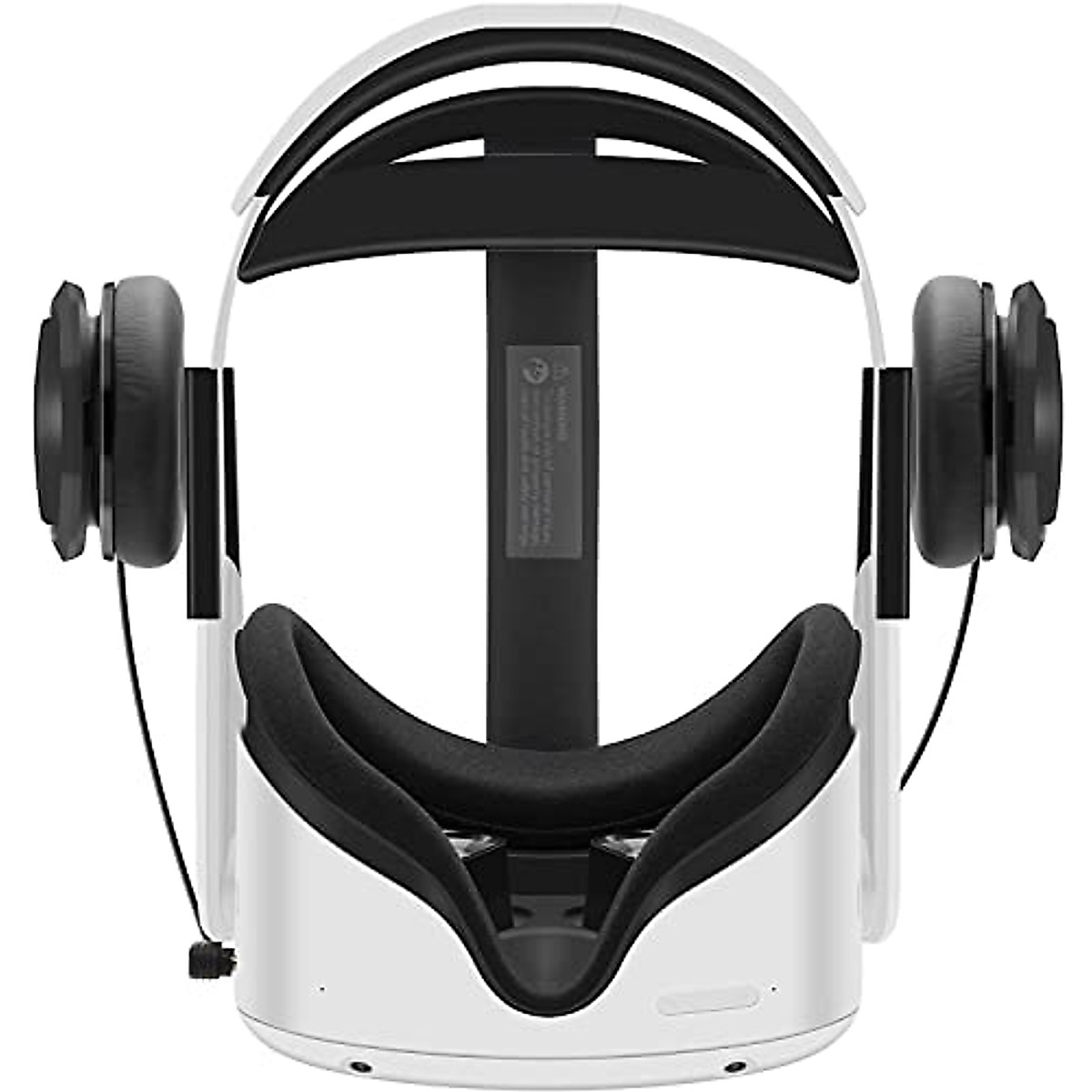 Globular Cluster Stereo Bass VR Headphones Custom Made for Meta Quest 2/Oculus Quest 2-On Ear Bass 3D 360 Degree Sound Integrated Must Have Accessories (Black)