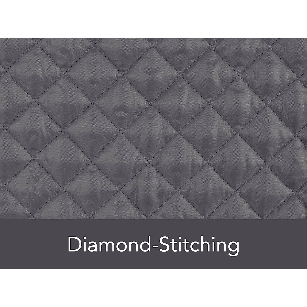 Covermates Flatware Storage - Washable and Stain Resistant, ID Window, Kitchen Storage-Slate