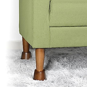 Sopicoz Wooden Furniture Risers 2 Inch Tapered Bed Risers Set of 6, Heavy Duty Wood Bed Lifts Risers for Table, Sofa, Couch, Desk, Dresser