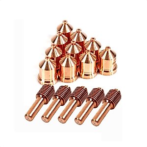 Plasma Electrode Tip 212724 212726 Nozzle for Miller Spectrum 3080/1000 Plasma Cutter ICE-80CX ICE-80T/TM Torch 15pcs