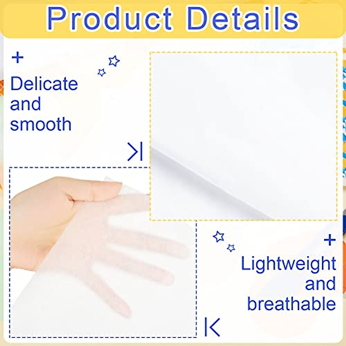 100 Sheets 20 x 30 Inch Acid Free Archival Tissue Paper for Clothing Storage Unbuffered No Acid Paper White No Lignin Tissue Paper for Storing and Preserving Clothes Textiles Linens Present Wrap