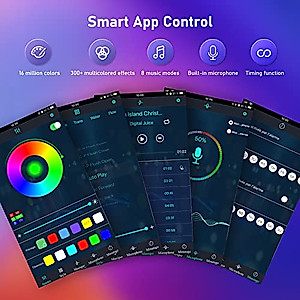 bedee RGB LED Corner Floor Lamp: Dimmable Corner Floor Lamp with Music Sync and 16 Million DIY Colors, Color Changing Standing Lamp with Smart Bluetooth APP and Remote Control for Living Room Bedroom