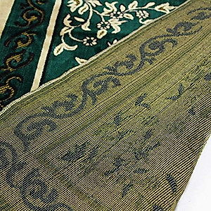 XINNI Muslim Prayer Rug Islamic Praying Rug Mat Carpet Thick Soft Fabric Blue