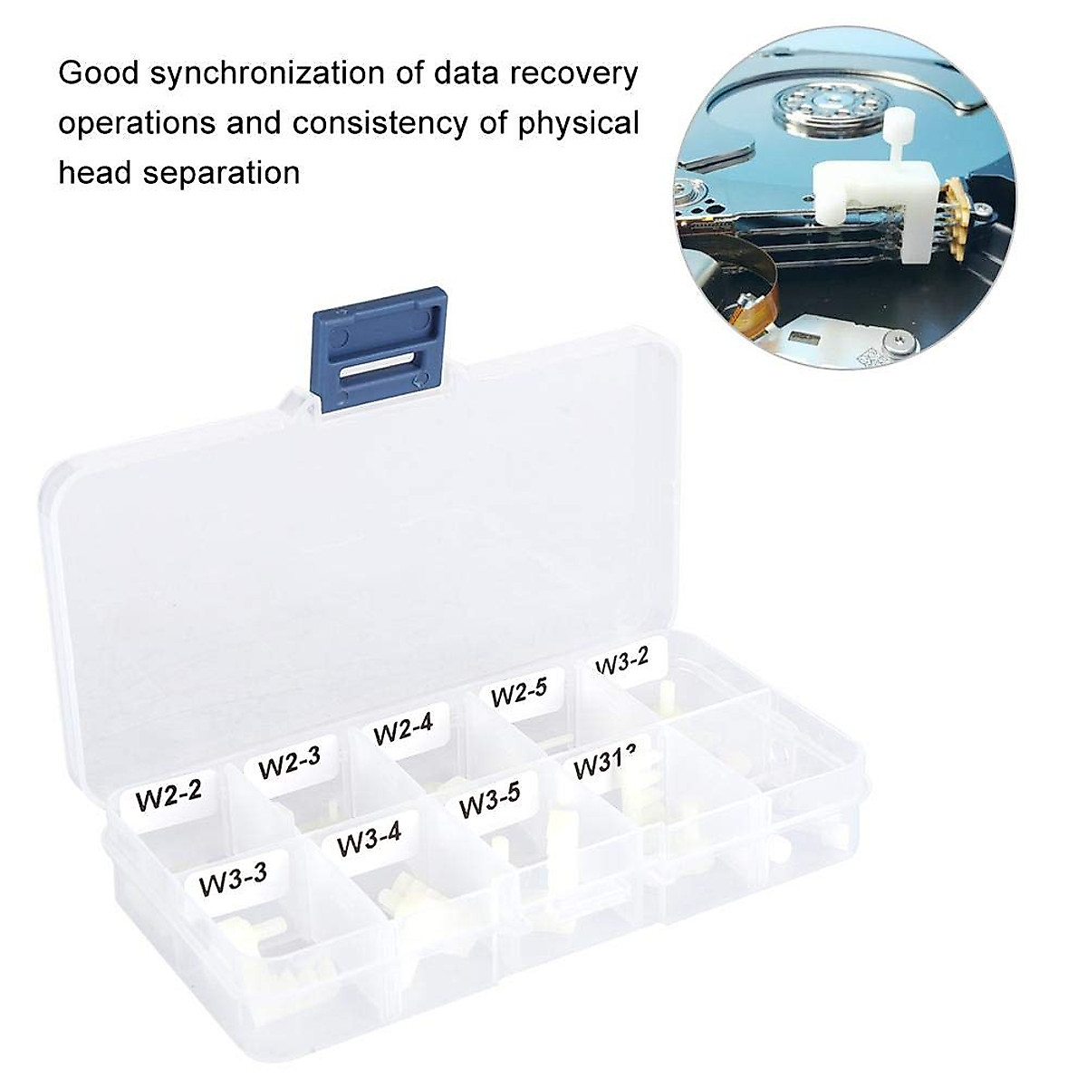 Zopsc Hard Disk Repair Tools Hard Drive Magnetic Head Repair Set Head Replacement Tool Kit HDD Repairing Tool