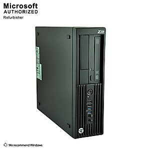 HP Z230 SFF Desktop Computer PC, Intel Core i3-4130 3.4GHz, 32G DDR3, 1T HDD, WiFi, BT, 4K Support, DP, Windows 10 Pro 64 Bit-Multi-Language Supports English/Spanish/French (Renewed)