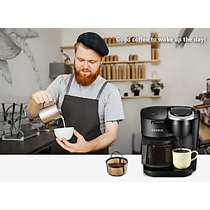 Reusable K Duo Coffee Filter for K-Duo Essentials, K-Duo Brewers Only - Carafe Basket Coffee Filters, Reusable K Duo K-Duo Essentials Coffee Makers Accessories, 1 pack