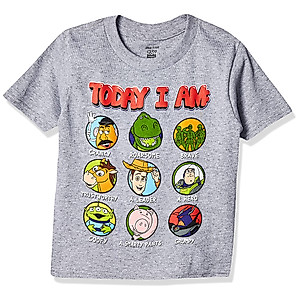 Disney baby boys Toy Story Short Sleeve T-shirt T Shirt, Heather Grey, 2T US