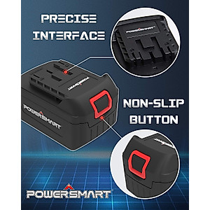 PowerSmart 20V 4.0Ah Lithium-Ion Battery, Replacement Battery