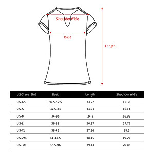 ANIVIVO Tennis Shirts for Women Short Sleeves, Solid Golf T Shirts V-Neck Running Shirts(White,M)