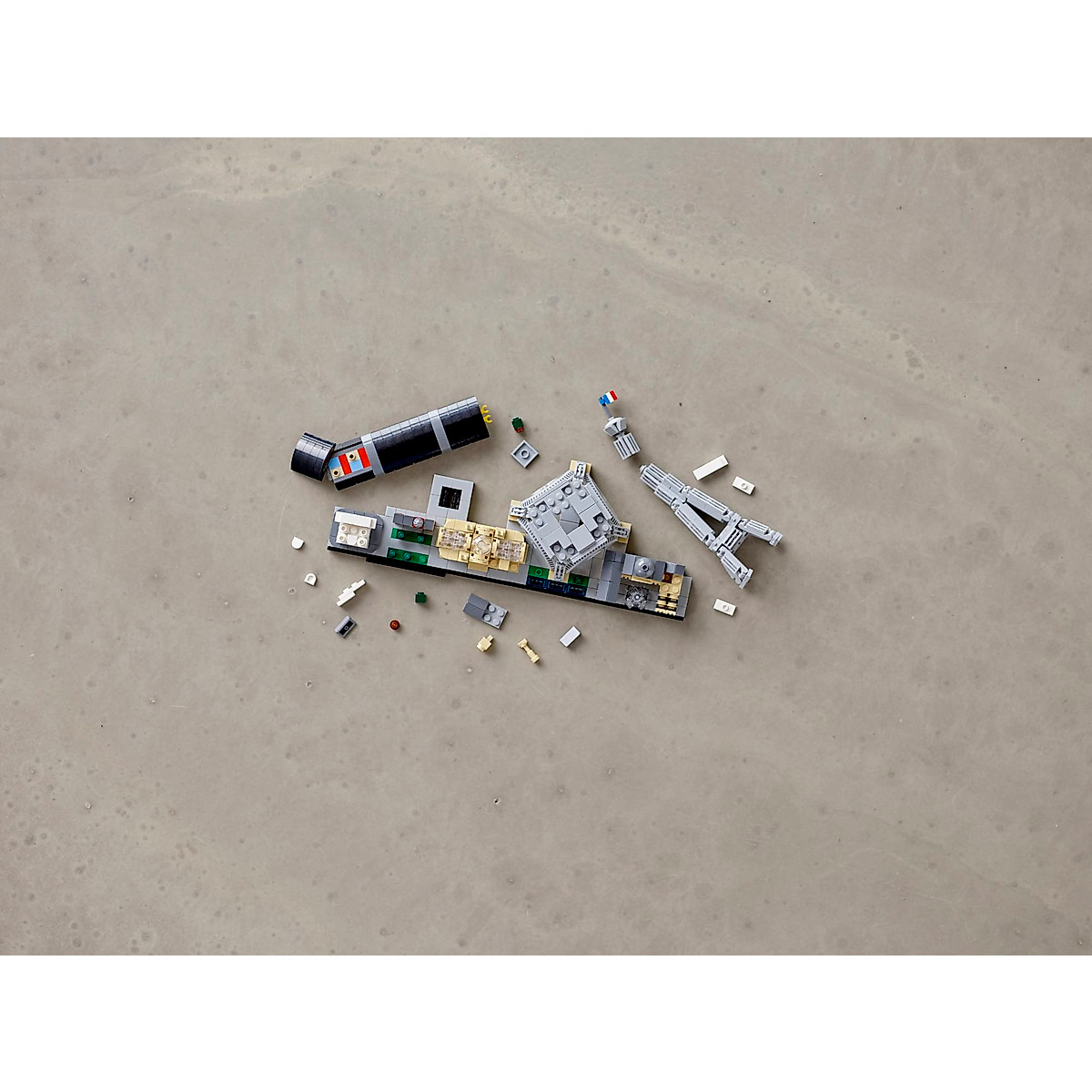 LEGO Architecture Paris Skyline, Collectible Model Building Kit with Eiffel Tower and The Louvre, Skyline Collection, Office Home Décor, Unique Gift to Unleash any Adult's Creativity, 21044