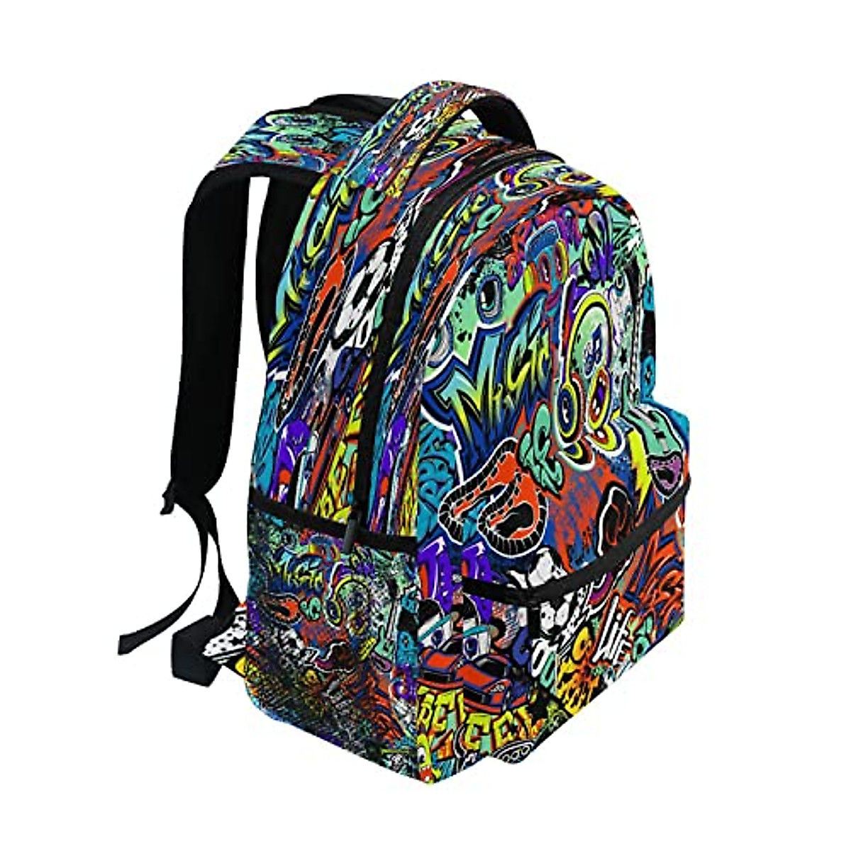 xigua Backpack for Boys & Girls, Street Style Graffiti Backpack for School & Travel Backpacks#-213