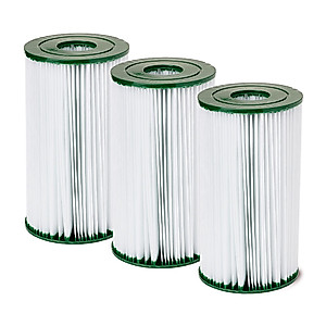 Coleman 90358E Type IV/Type B Swimming Pool Filter Pump Replacement Cartridges for 2,500 Gallons Per Hour Filter Pumps (3 Pack)