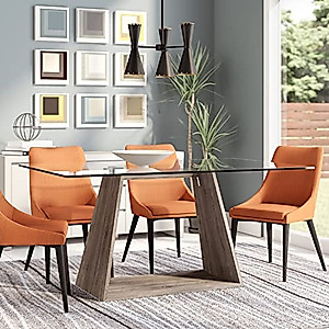 Fab Glass and Mirror Clear Tempered Top 24"x48" Rectangle 1/2" Thick with Flat Edge Radius Corner Replacement Dining, Coffee, Patio Table, Tabletop Protectors by Fab Glass, 24" X 48"