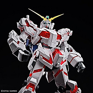 Bandai Hobby Mega Size 1/48 Unicorn Gundam [Destroy Mode] Gundam UC Model Kit Figure